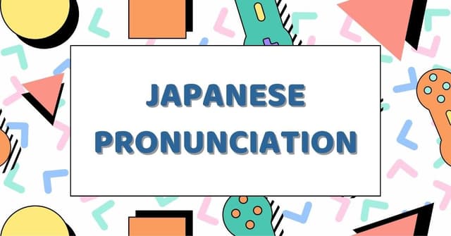 Japanese Pronunciation Guide: Speak Clearly and Confidently