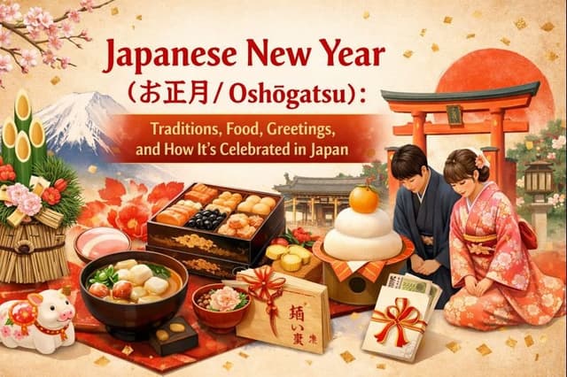 Japanese New Year (Oshōgatsu) – Traditions, Food & Greetings