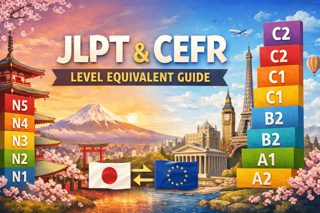 CEFR Level JLPT Guide: JLPT to CEFR Conversion Explained